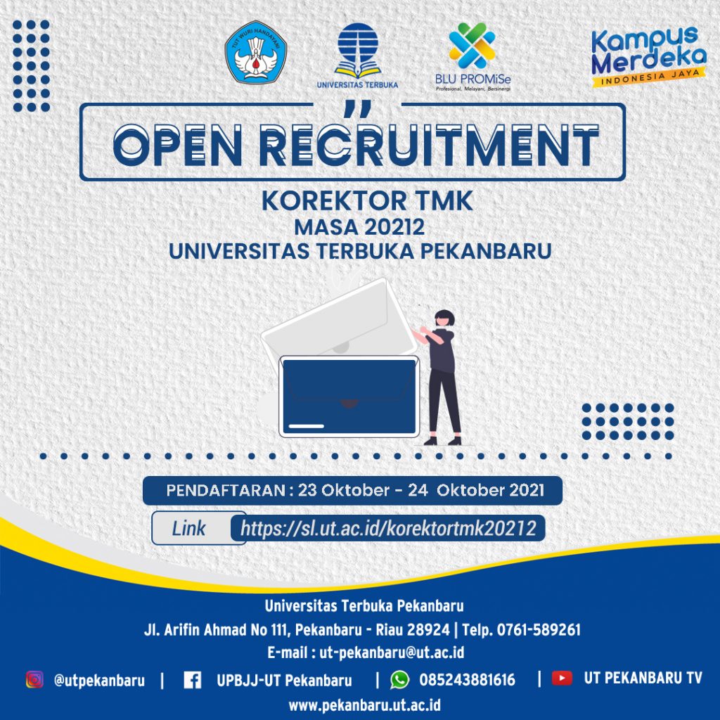 Beranda - UNIVERSITAS TERBUKA | UPBJJ UT - Pekanbaru